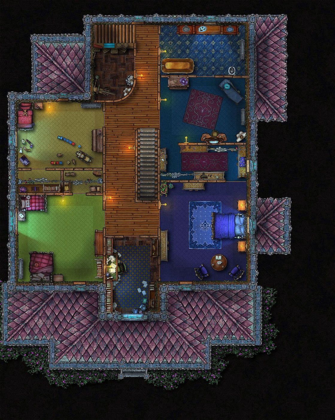 Gothic Manor 2 | Inkarnate - Create Fantasy Maps Online