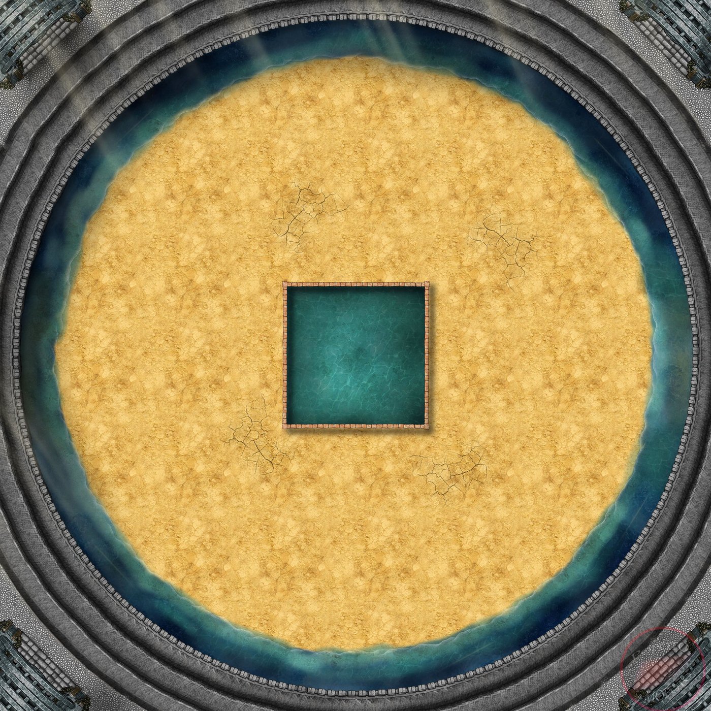 The Earth Kingdom Arena | Inkarnate - Create Fantasy Maps Online