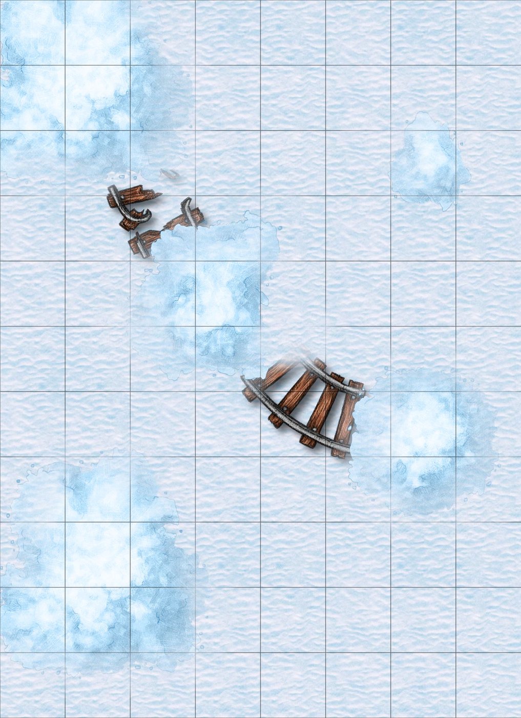 Snowy Quary a4 print | Inkarnate - Create Fantasy Maps Online