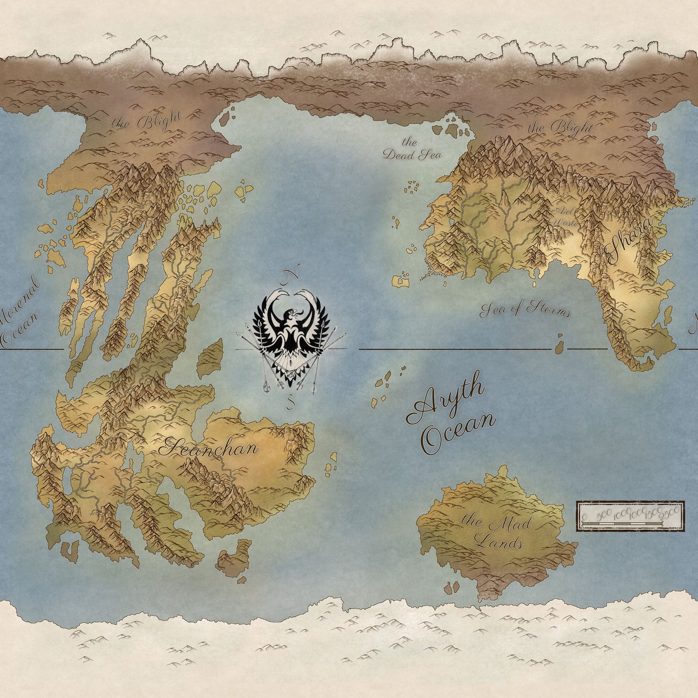 Wheel of Time - Randland | Inkarnate - Create Fantasy Maps Online