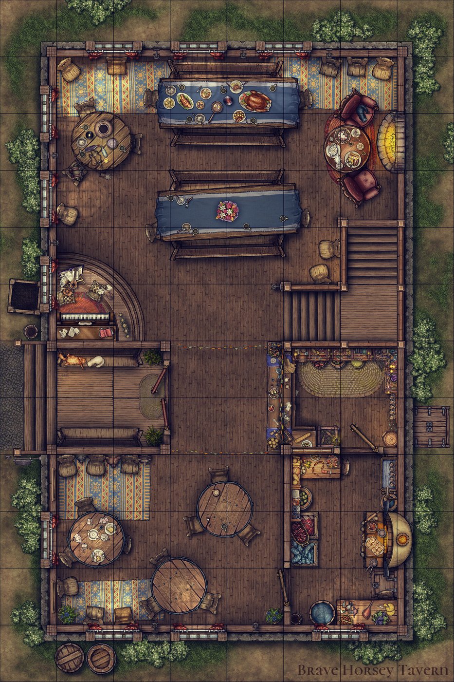 [Small Combat Maps] Random Tavern 1 | Inkarnate - Create Fantasy Maps ...