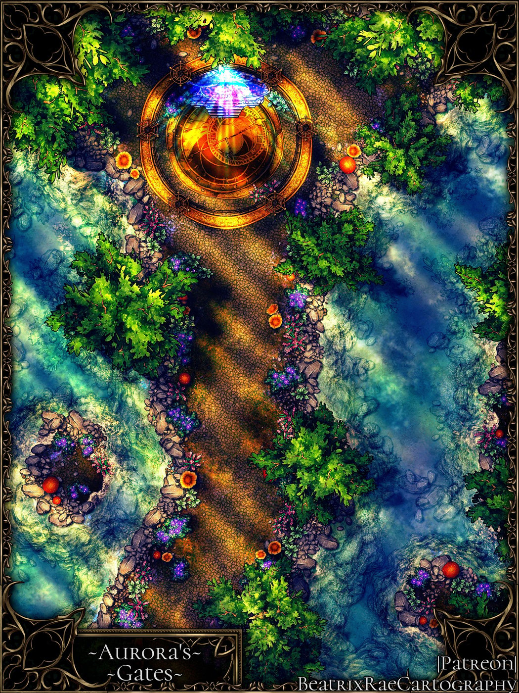 ~Aurora's Gate~ | Inkarnate - Create Fantasy Maps Online