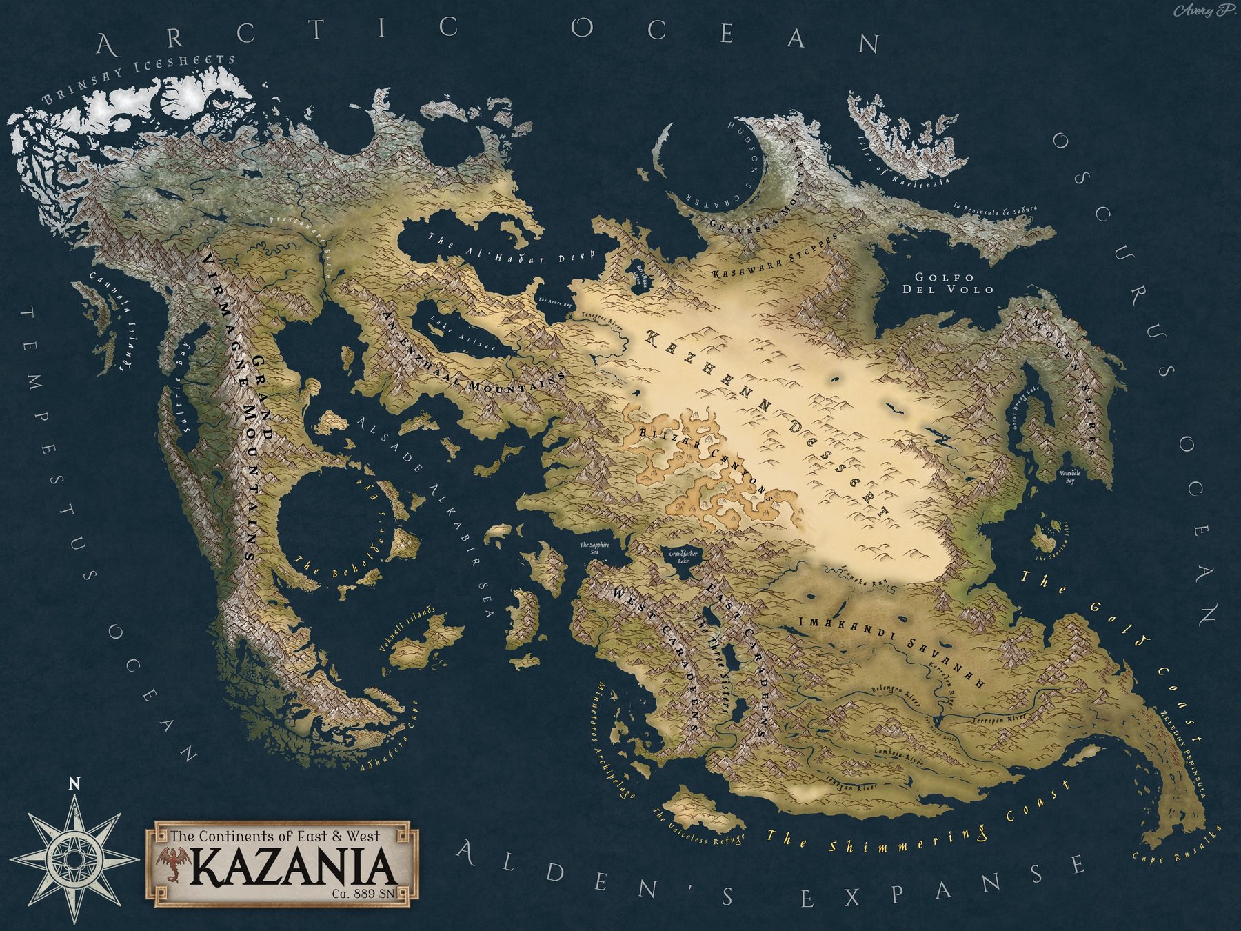 Kazania (Original) | Inkarnate - Create Fantasy Maps Online