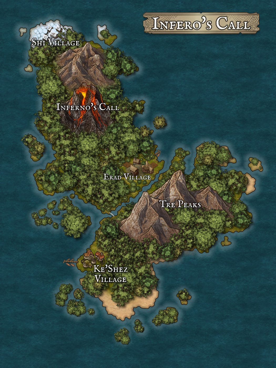 Inferno's Call | Inkarnate - Create Fantasy Maps Online