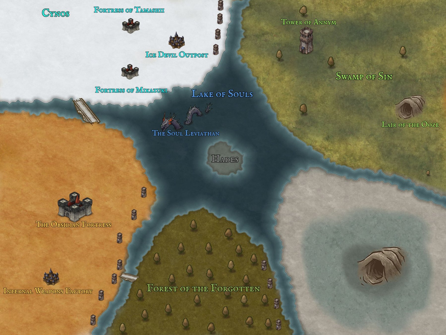 THE UNDEWROLD! | Inkarnate - Create Fantasy Maps Online