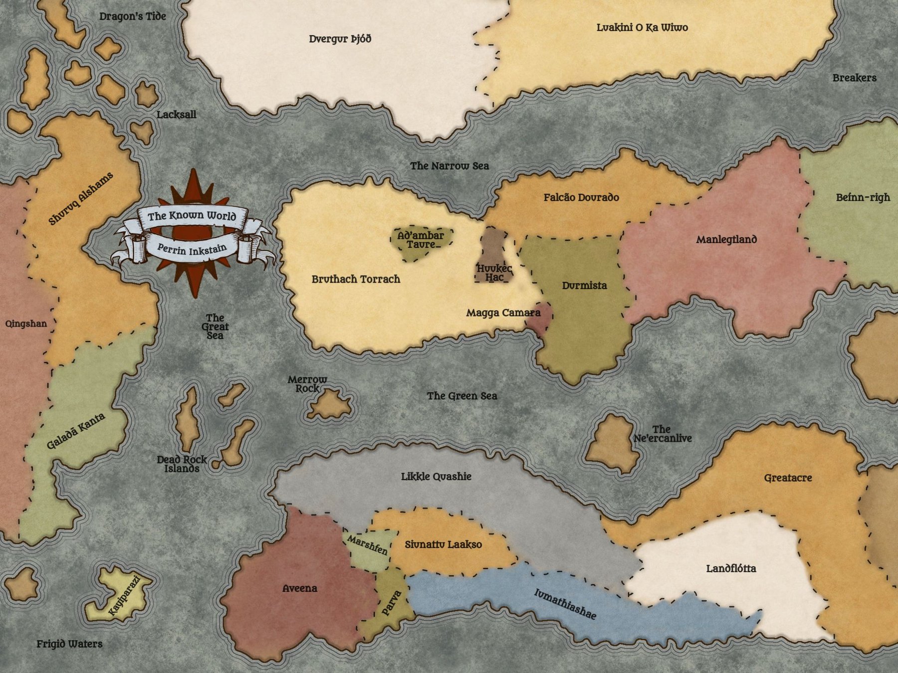 The Known World | Inkarnate - Create Fantasy Maps Online