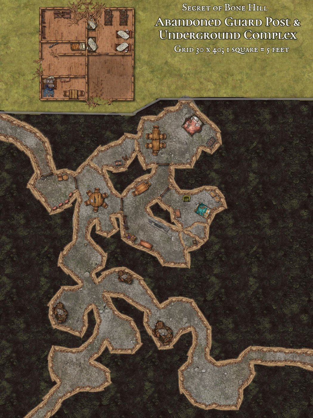 Old Guard Station and Underground Complex | Inkarnate - Create Fantasy ...