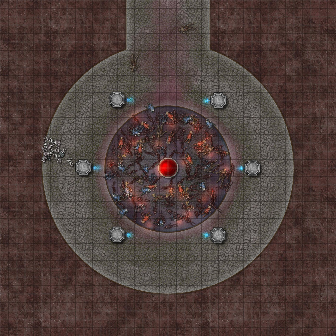 Shadows Throne - Ritual Hall | Inkarnate - Create Fantasy Maps Online
