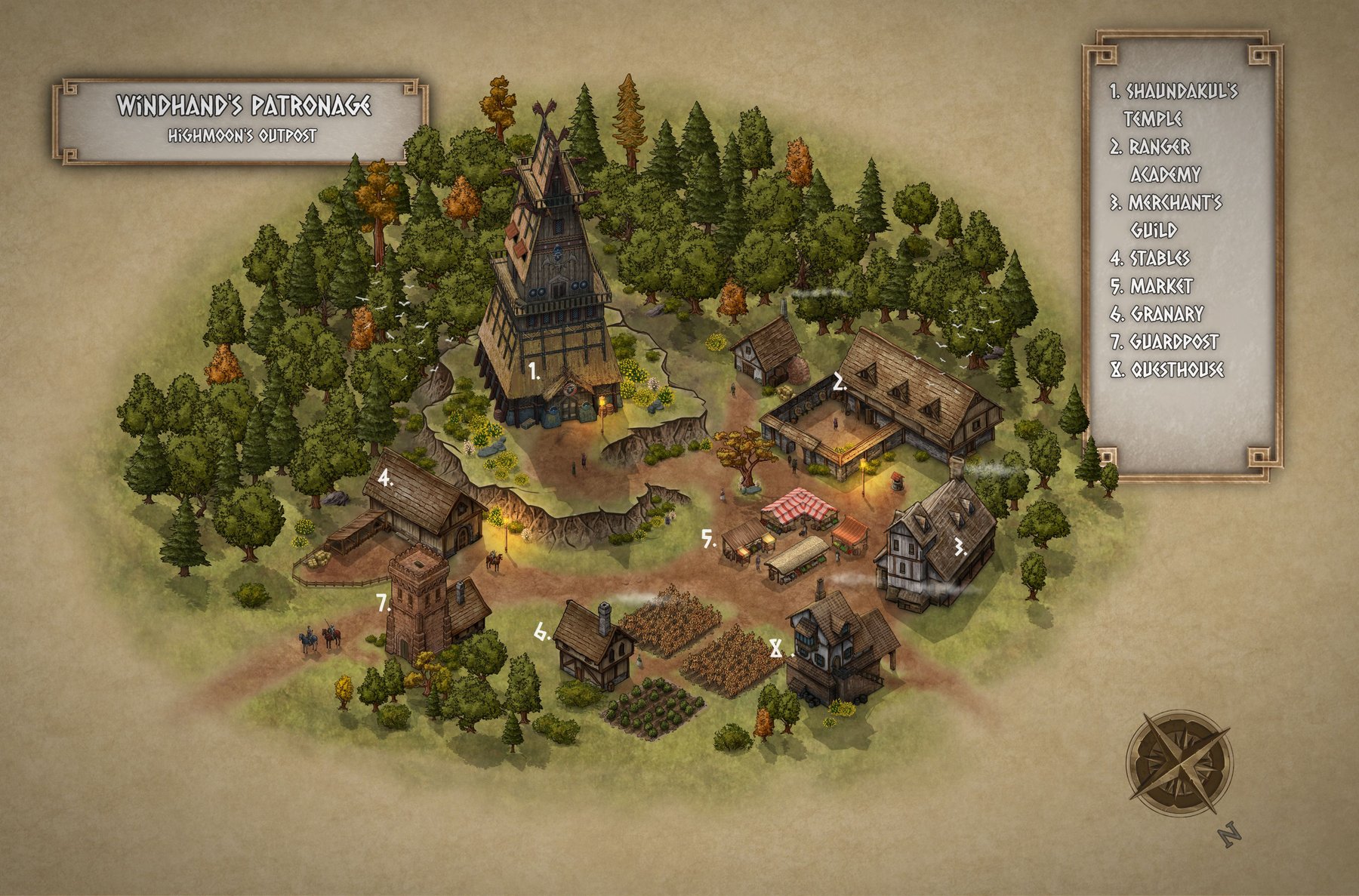 Windhand's Patronage | Inkarnate - Create Fantasy Maps Online