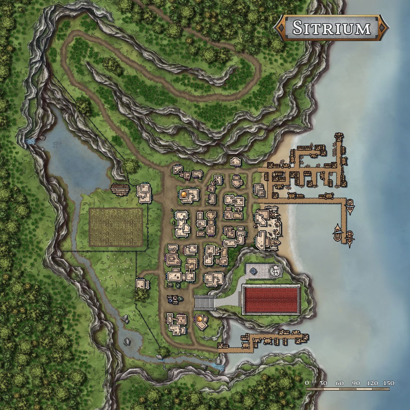 Mythic Odysseys of Theros: Sitrium | Inkarnate - Create Fantasy Maps Online