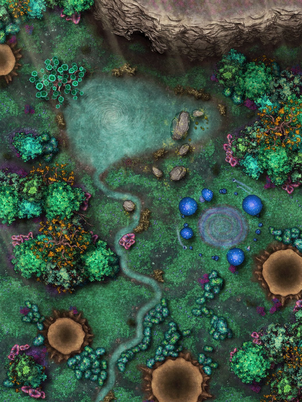 Fey 30x40 | Inkarnate - Create Fantasy Maps Online