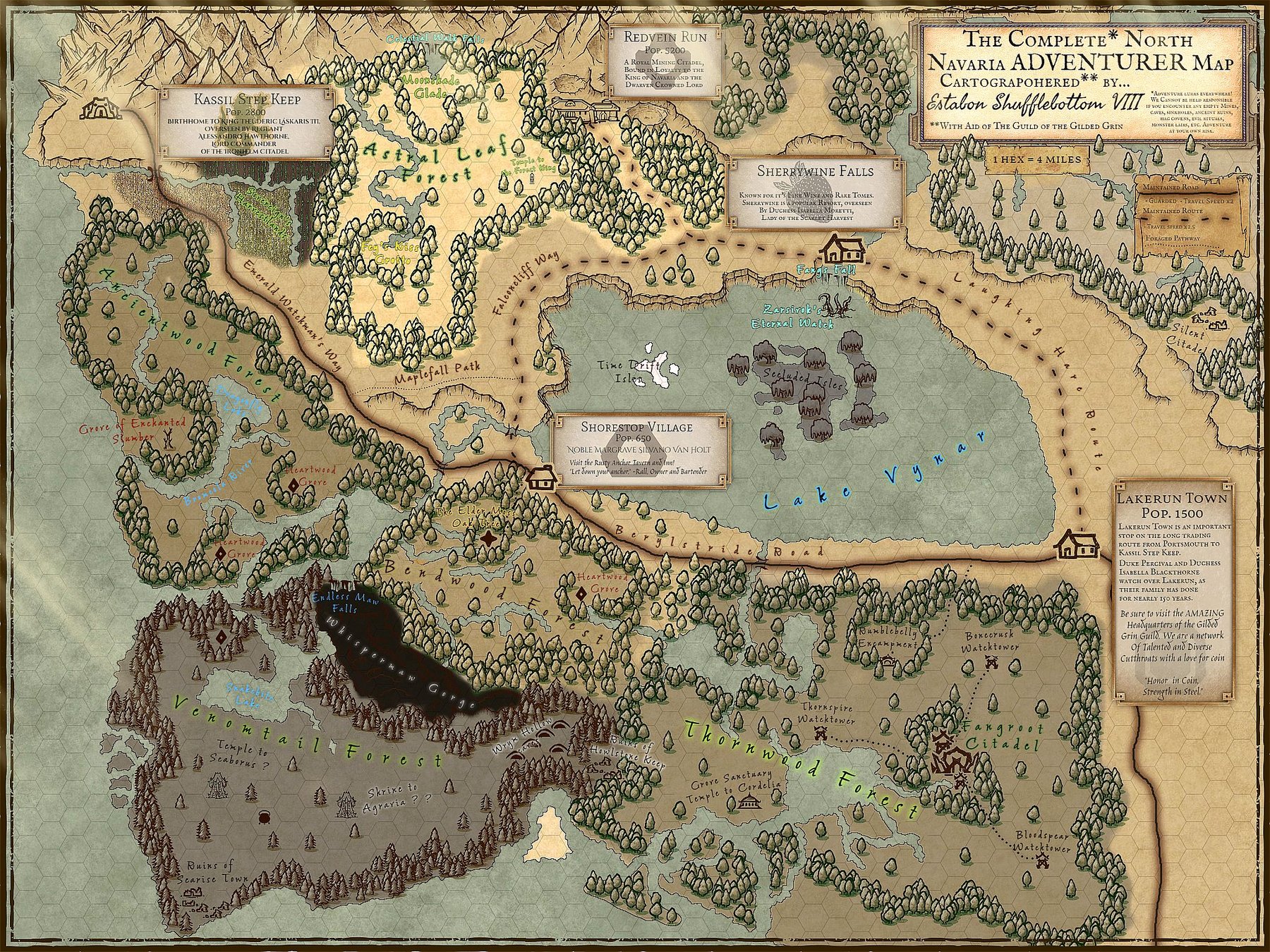 The North Navaria Adventurer's Map | Inkarnate - Create Fantasy Maps Online