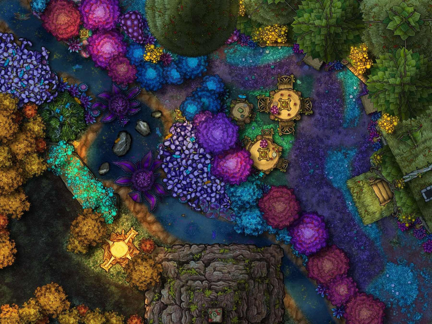 Fey Village entrance | Inkarnate - Create Fantasy Maps Online