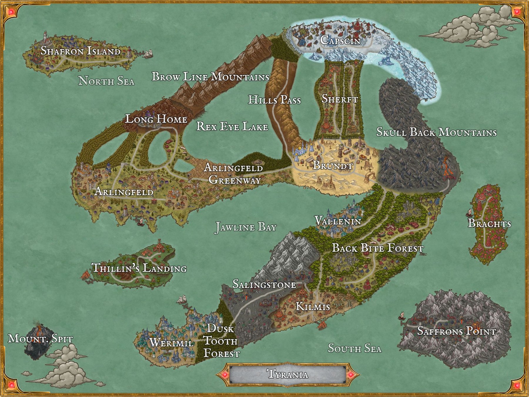 Tyrania | Inkarnate - Create Fantasy Maps Online