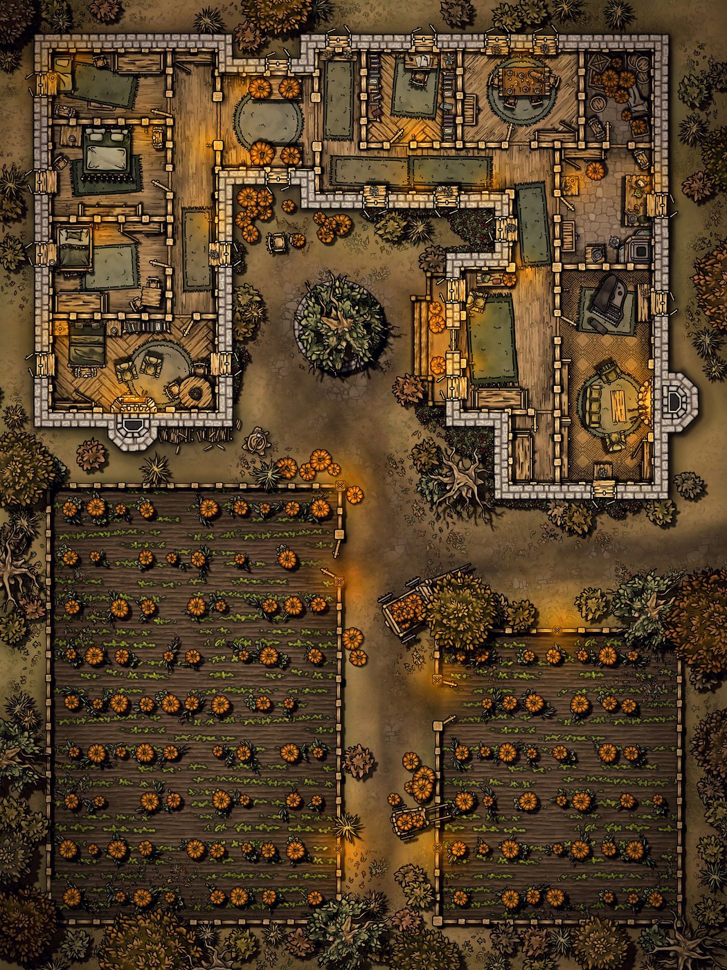 Pumpkin Farm | Inkarnate - Create Fantasy Maps Online