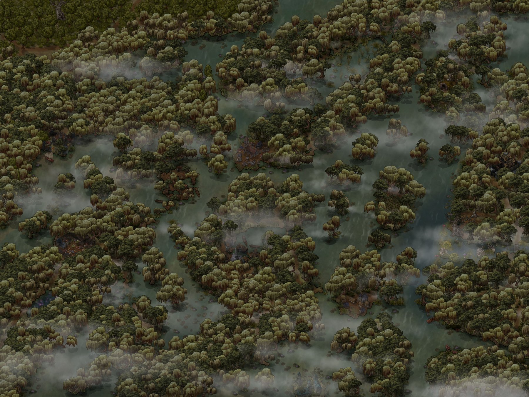 Terror Troll Swamp | Inkarnate - Create Fantasy Maps Online
