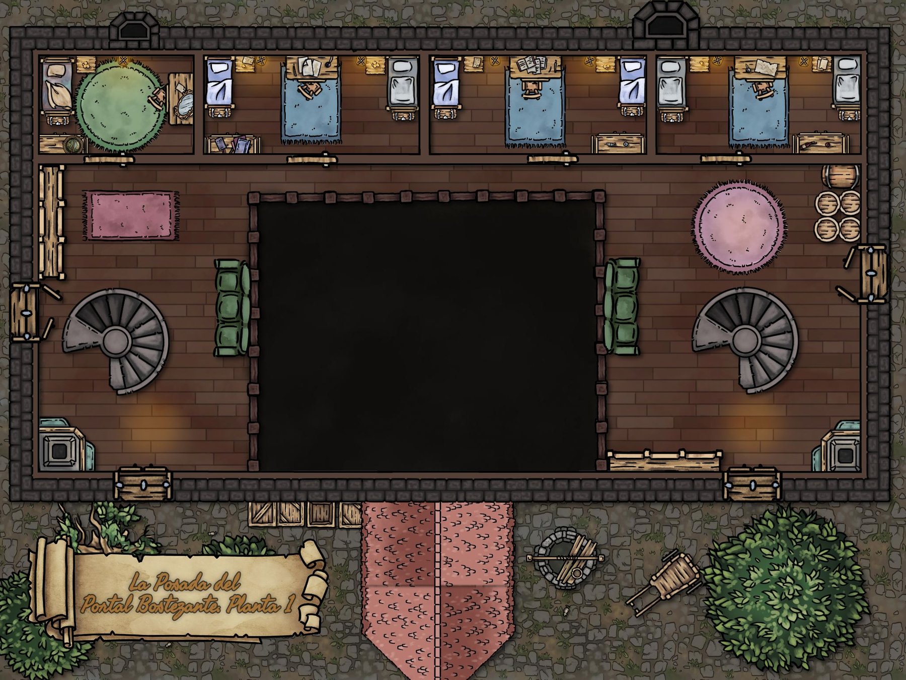 La Posada del Portal Bostezante Primera Planta | Inkarnate - Create ...