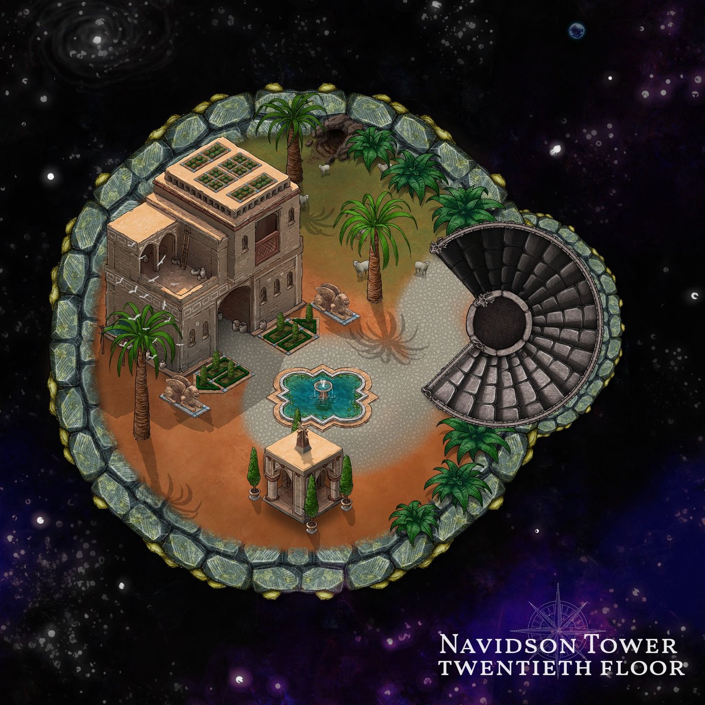 Dungeon 23: Twentieth Floor | Inkarnate - Create Fantasy Maps Online