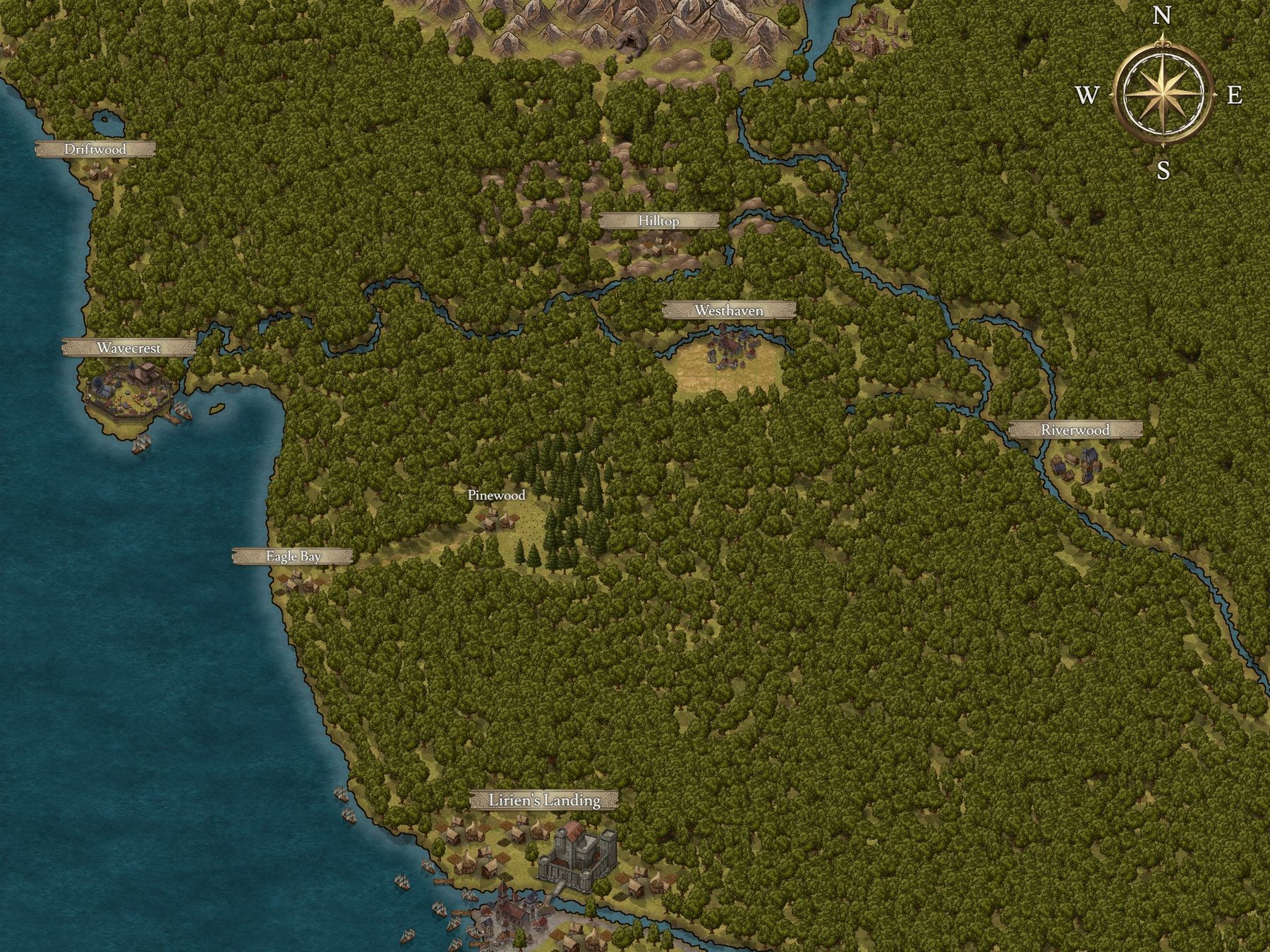 Westhaven Region Map | Inkarnate - Create Fantasy Maps Online