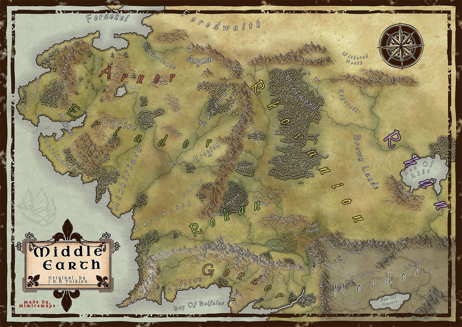 LoTR | Inkarnate - Create Fantasy Maps Online