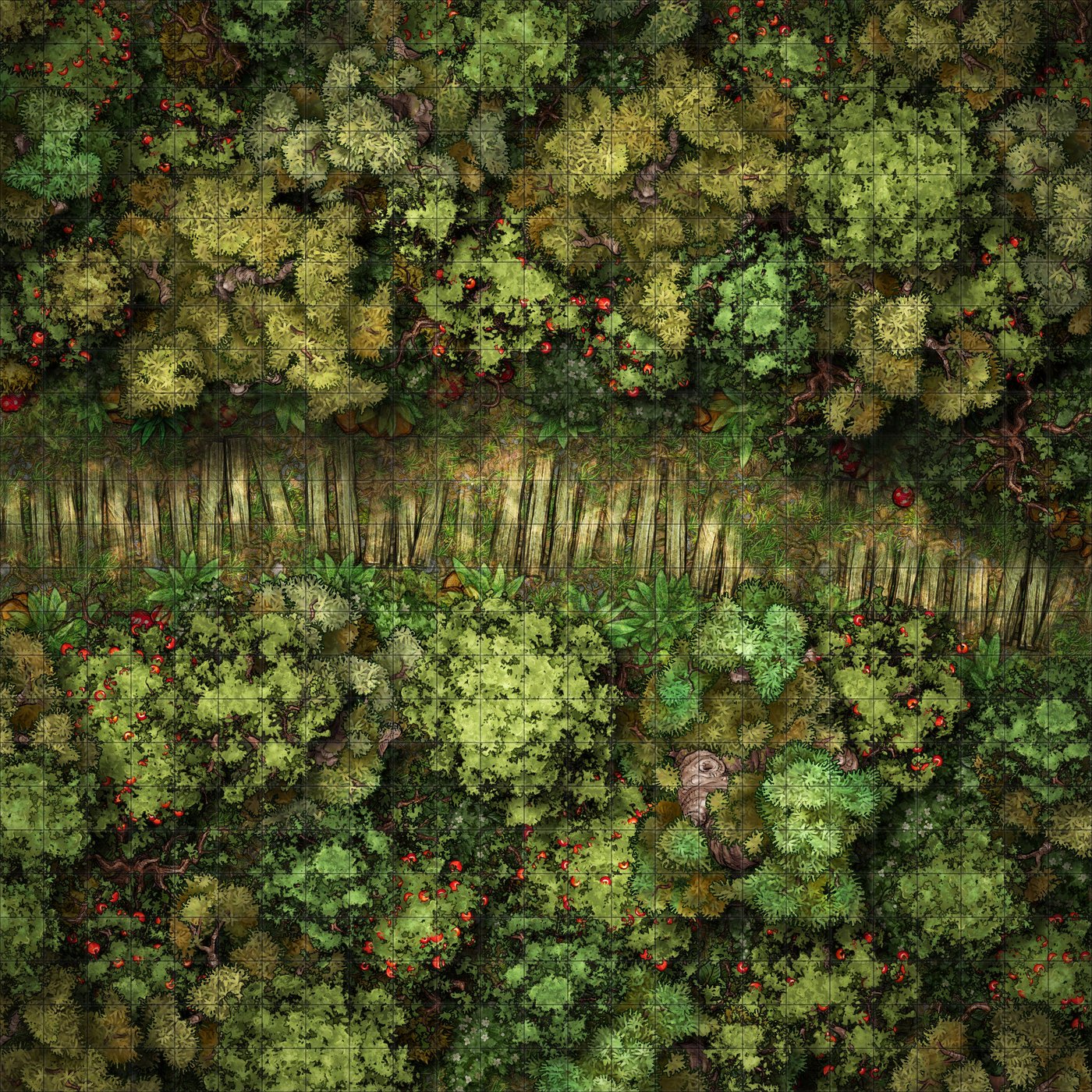 Forest Wooden Path | Inkarnate - Create Fantasy Maps Online