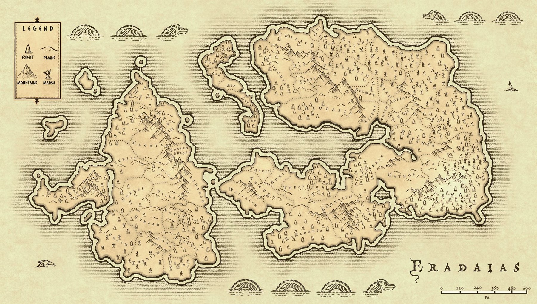 Eradaias | Inkarnate - Create Fantasy Maps Online
