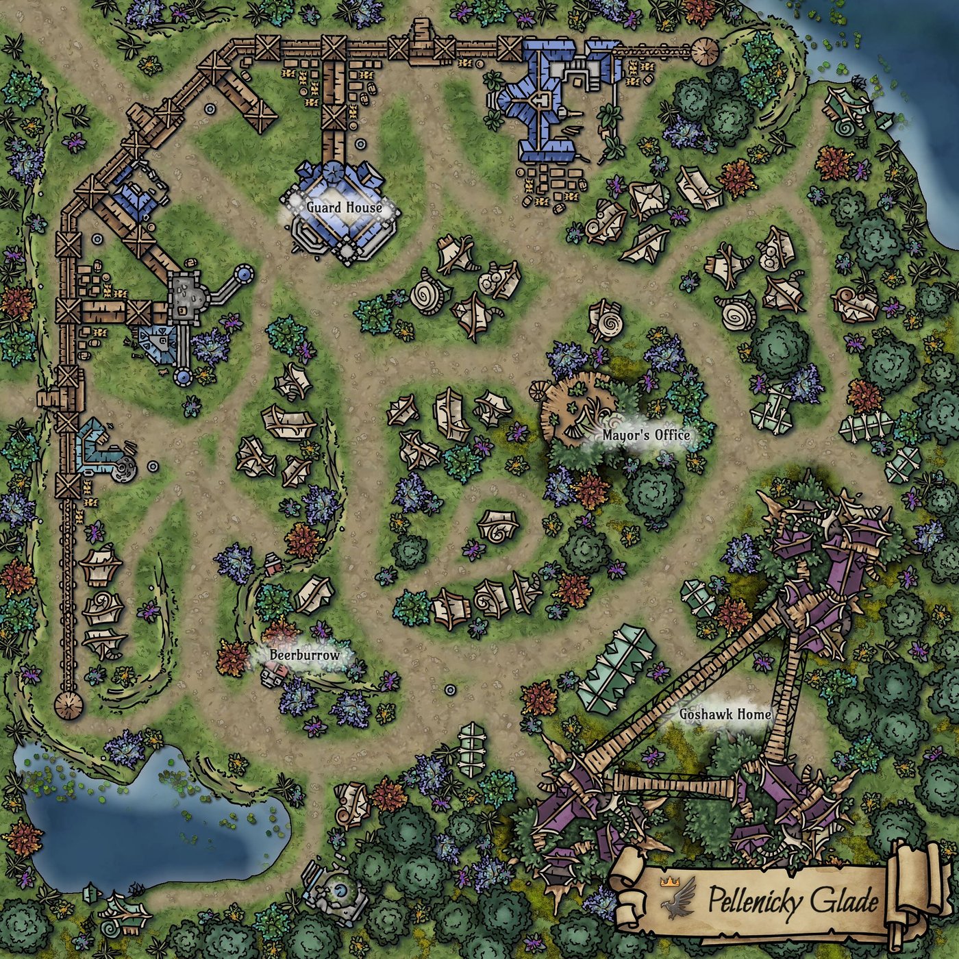 Pellenicky Glade | Inkarnate - Create Fantasy Maps Online