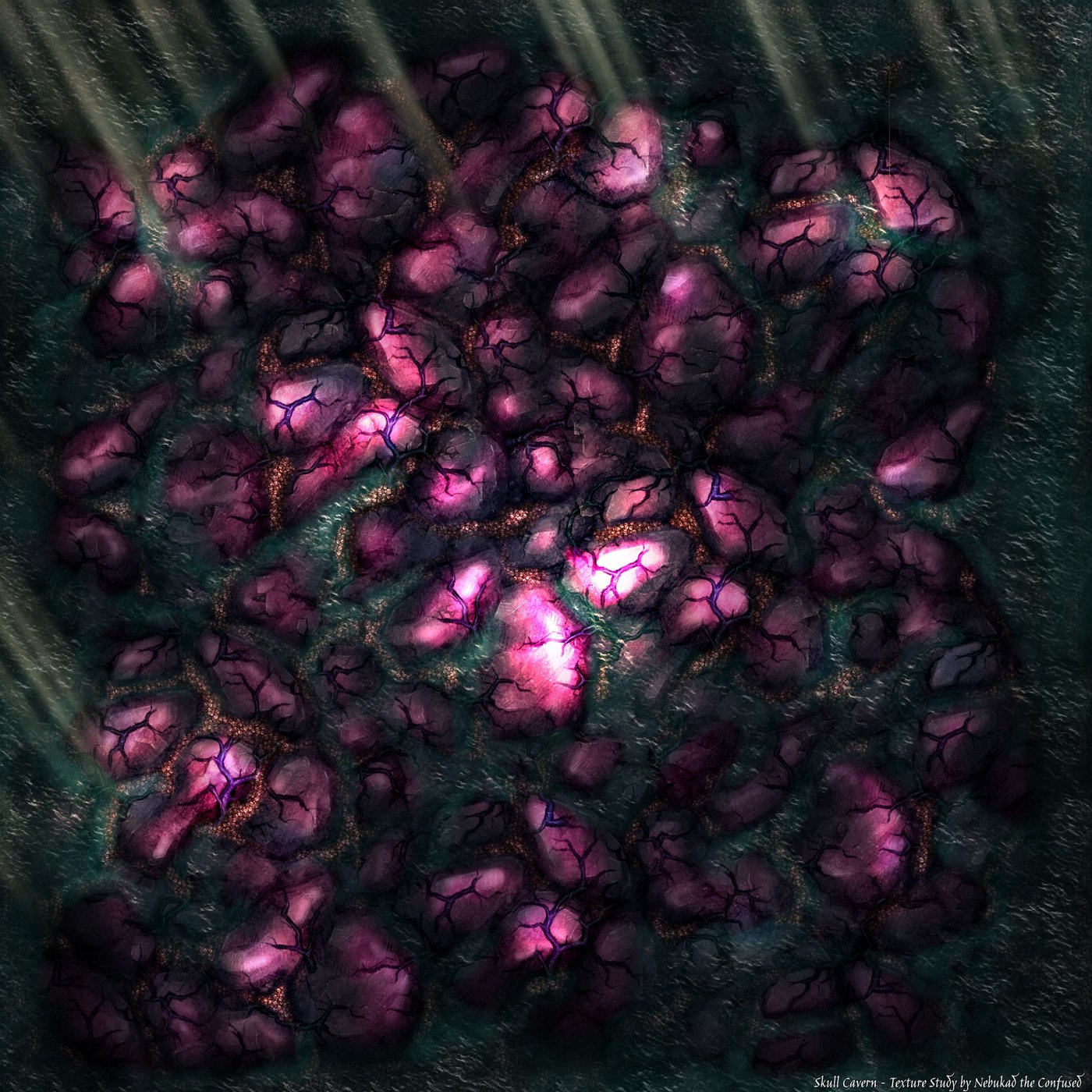 Skull Cavern - Texture study | Inkarnate - Create Fantasy Maps Online