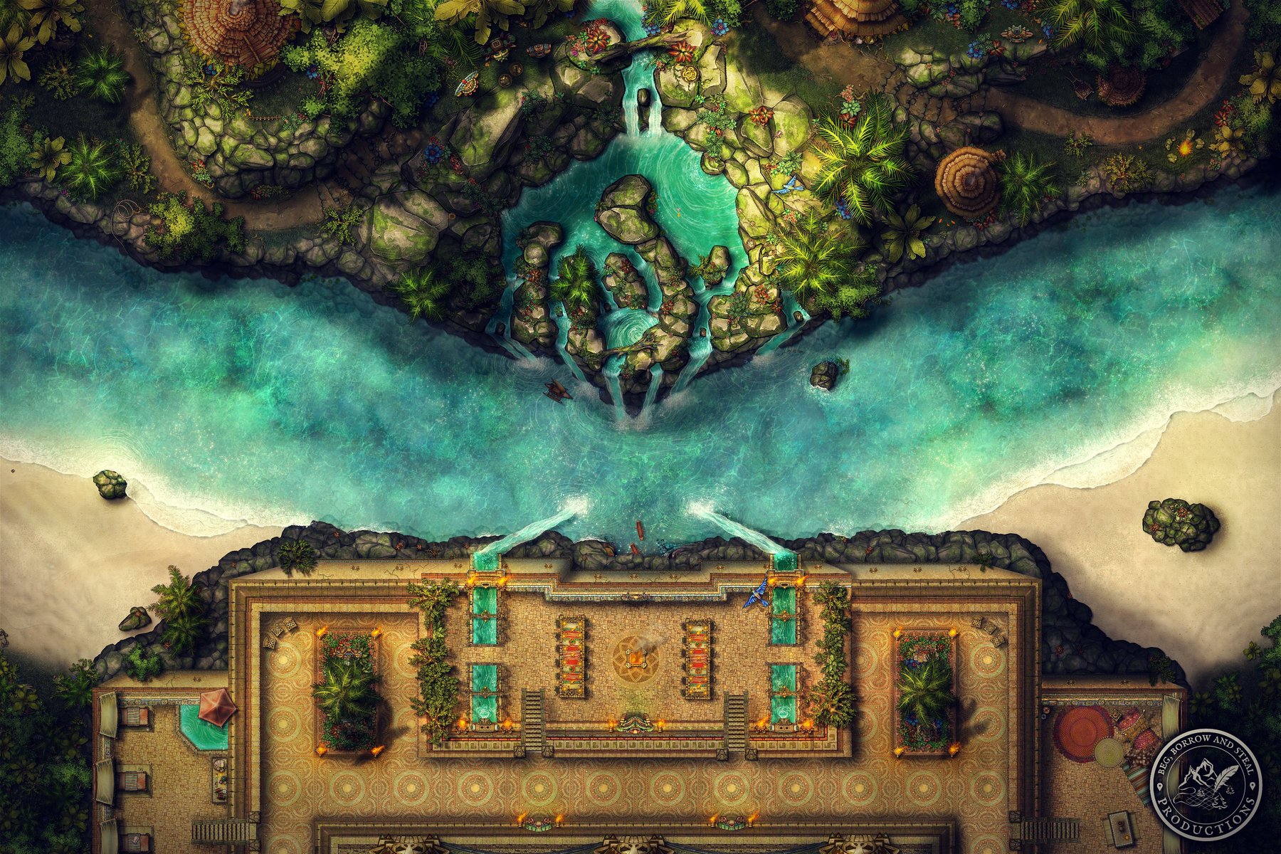 Temple of Ikatara | Inkarnate - Create Fantasy Maps Online