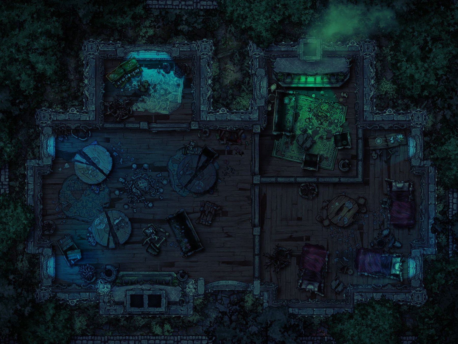 The Kit & Whistle | Haunted Inn | Inkarnate - Create Fantasy Maps Online