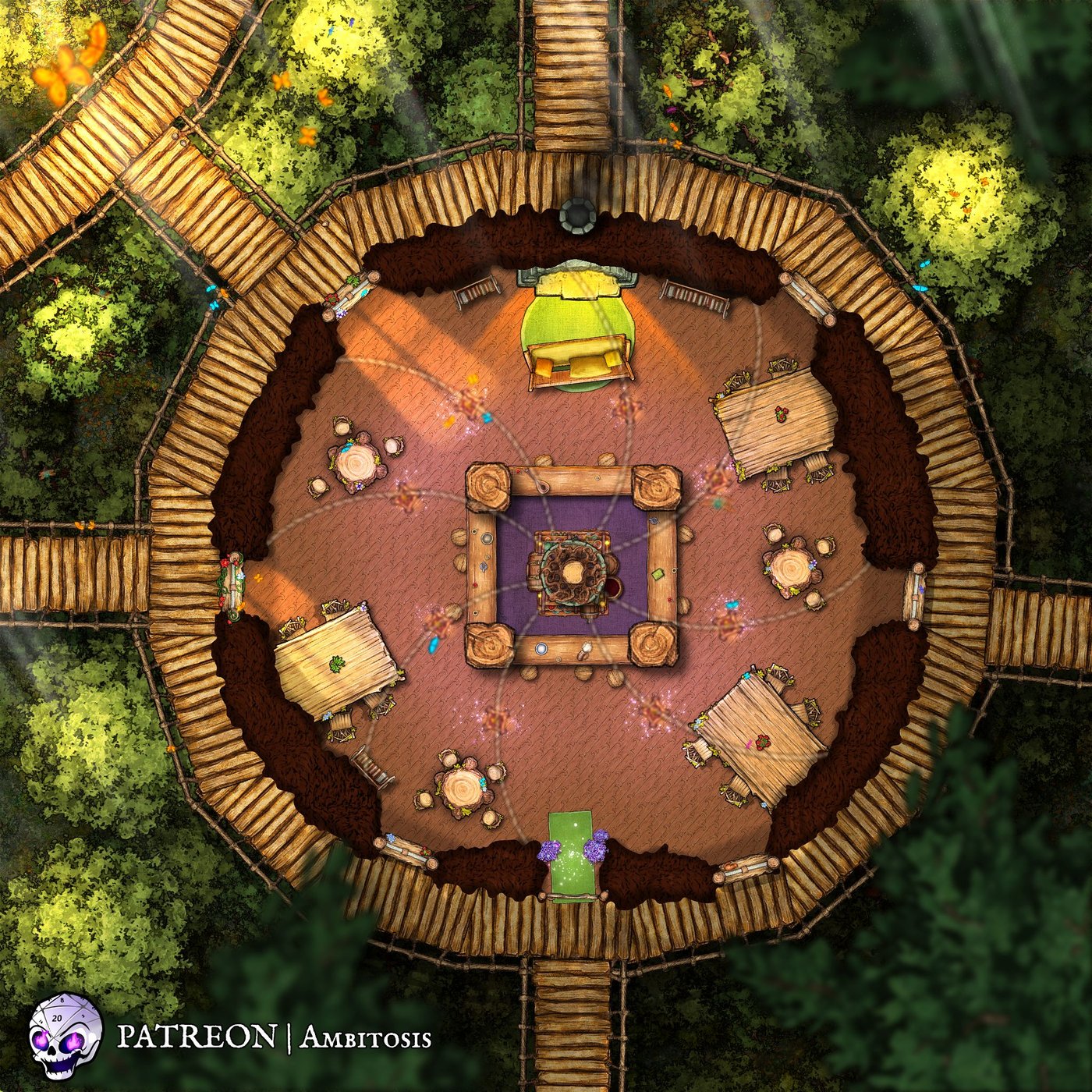 Treetop Tavern | Inkarnate - Create Fantasy Maps Online