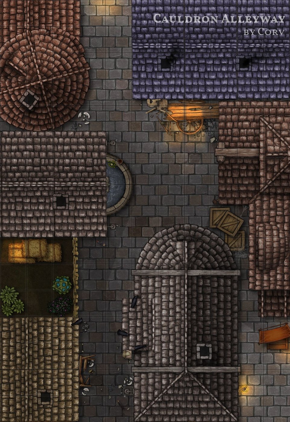 Cauldron Alleyway | Inkarnate - Create Fantasy Maps Online