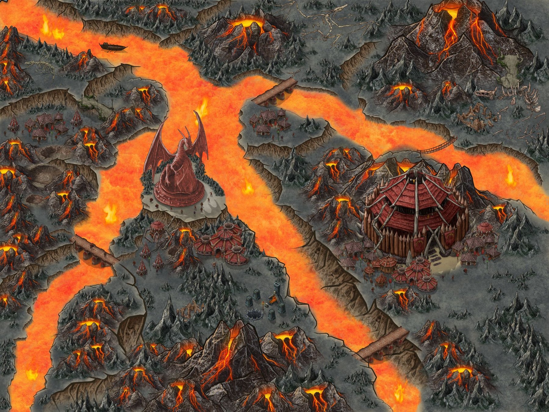 River Styx - Avernus | Inkarnate - Create Fantasy Maps Online