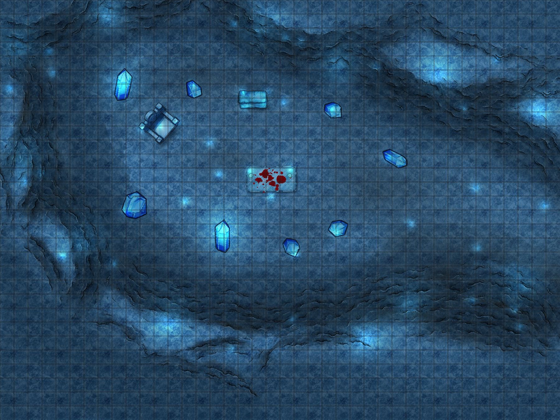 Enchantresses Ice Cave | Inkarnate - Create Fantasy Maps Online