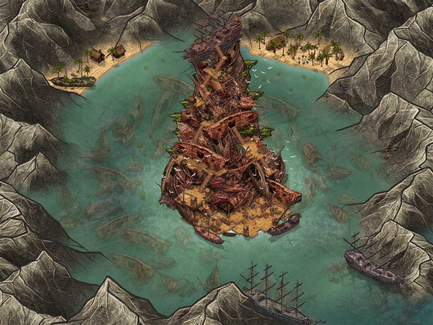 Shipwreck island | Inkarnate - Create Fantasy Maps Online