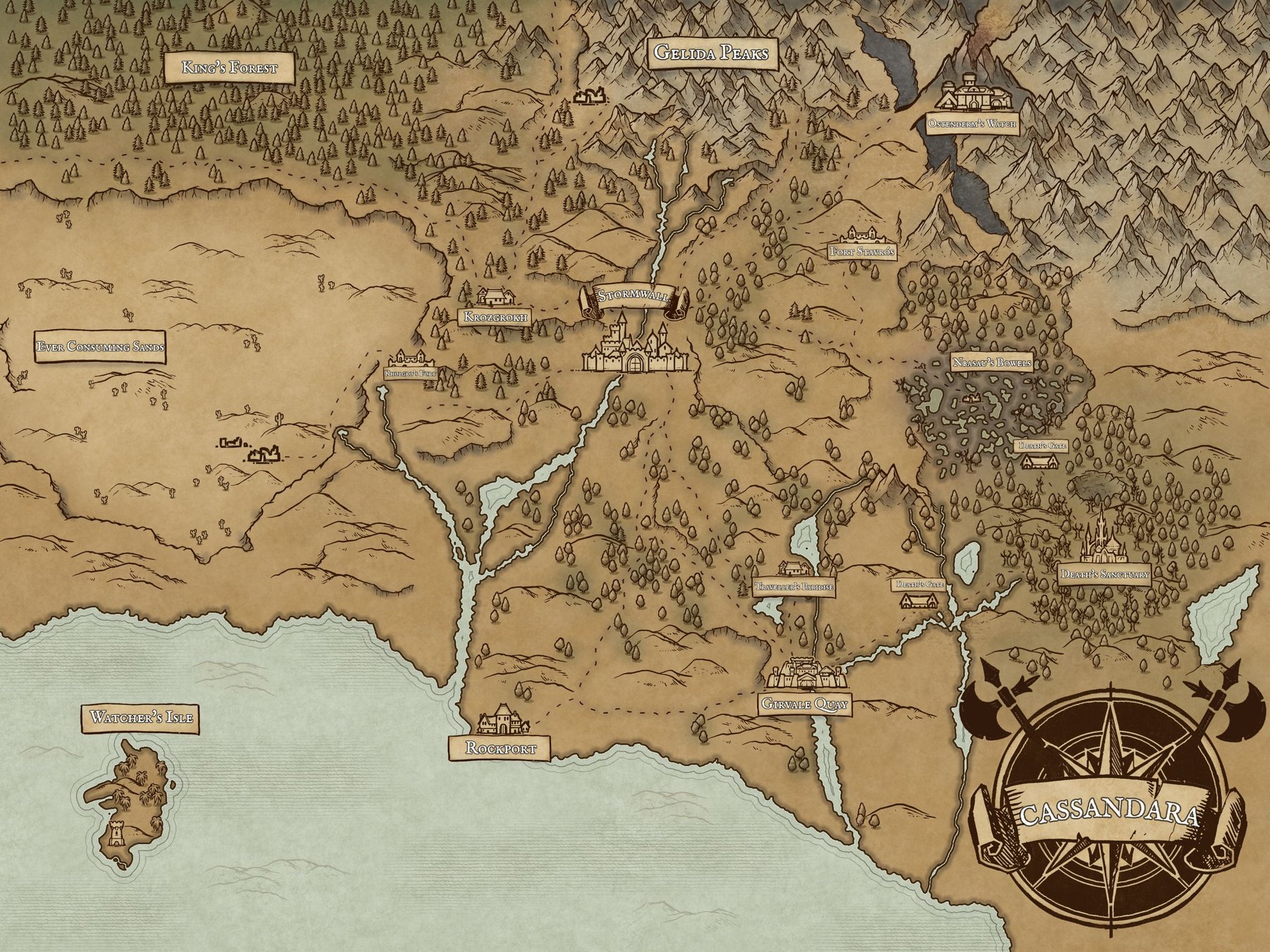 Alex's Map Time Skip | Inkarnate - Create Fantasy Maps Online