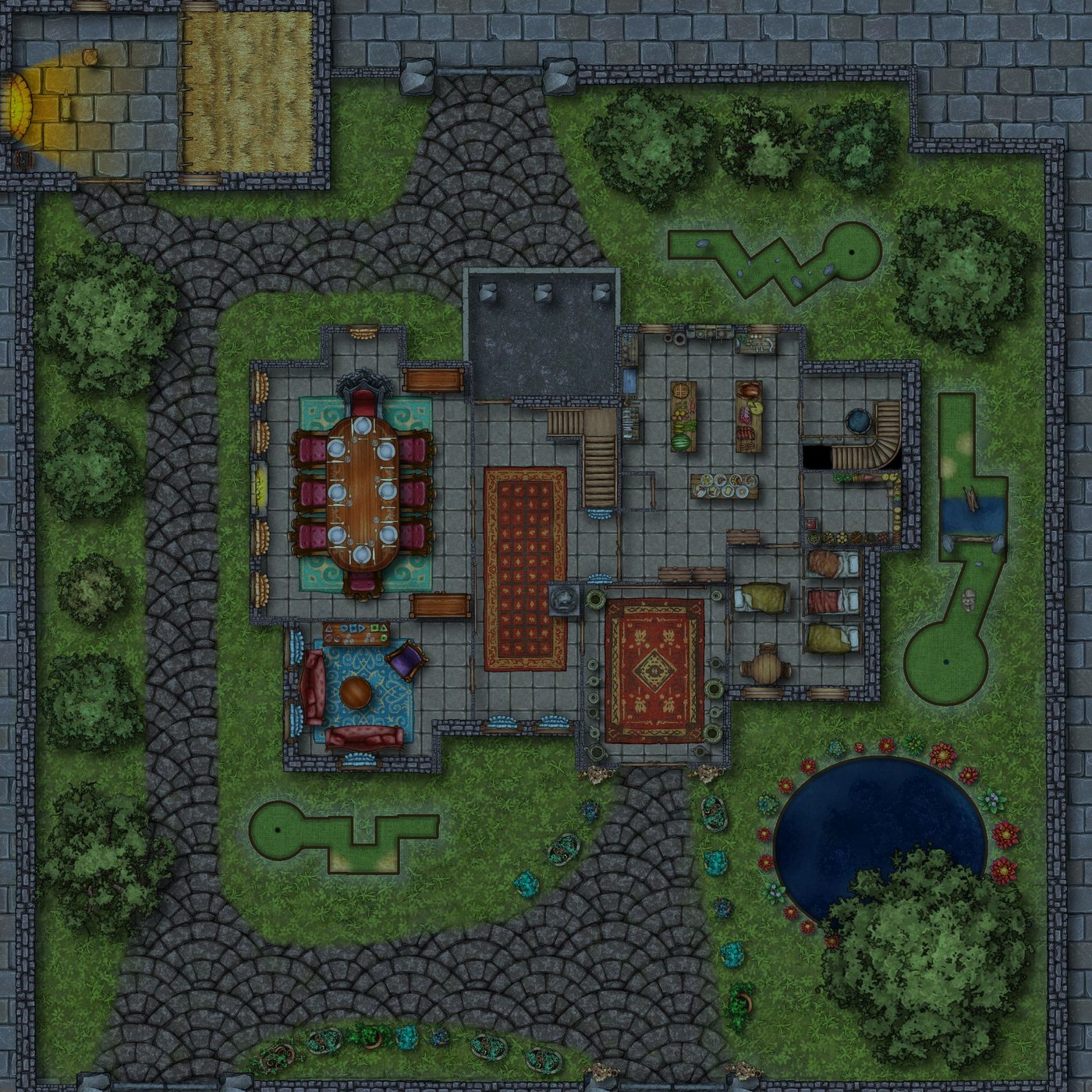 Vanthampur Villa | Inkarnate - Create Fantasy Maps Online