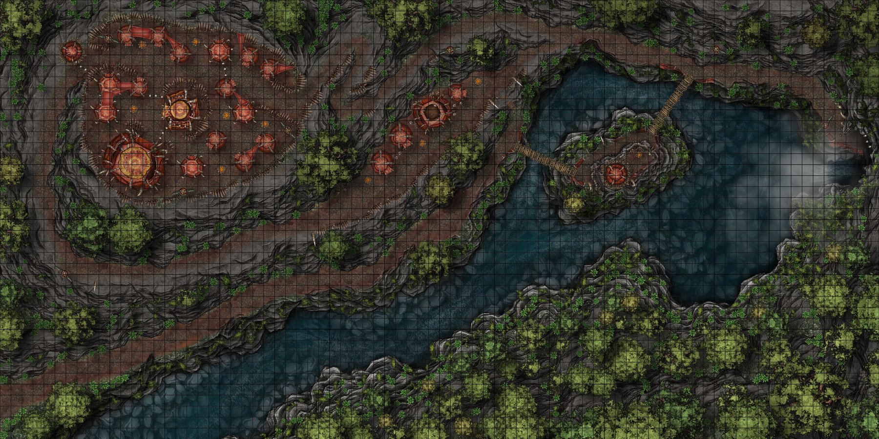 Valley of the Orcs | Inkarnate - Create Fantasy Maps Online