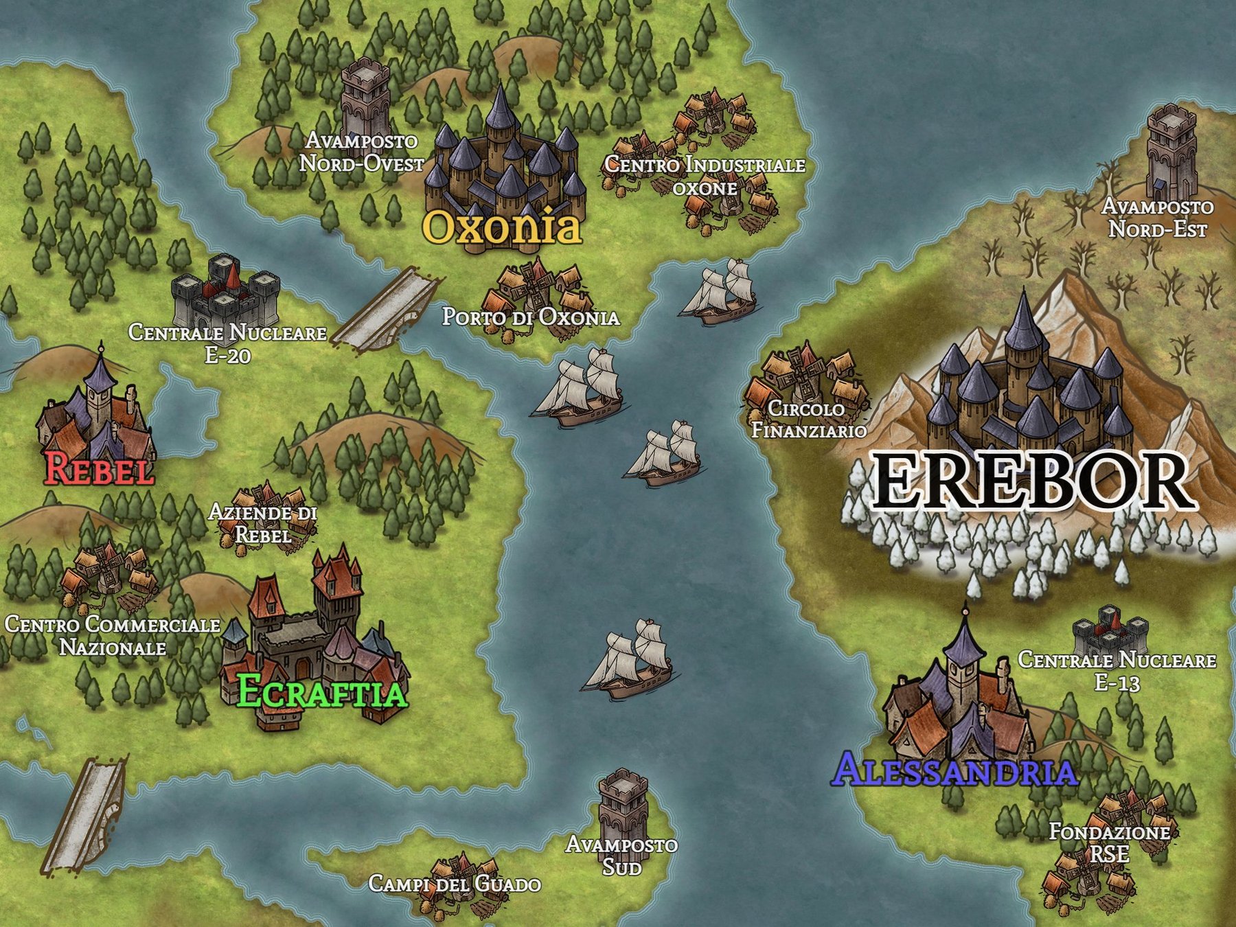 Confederazione Unita d'Etheria | Inkarnate - Create Fantasy Maps Online