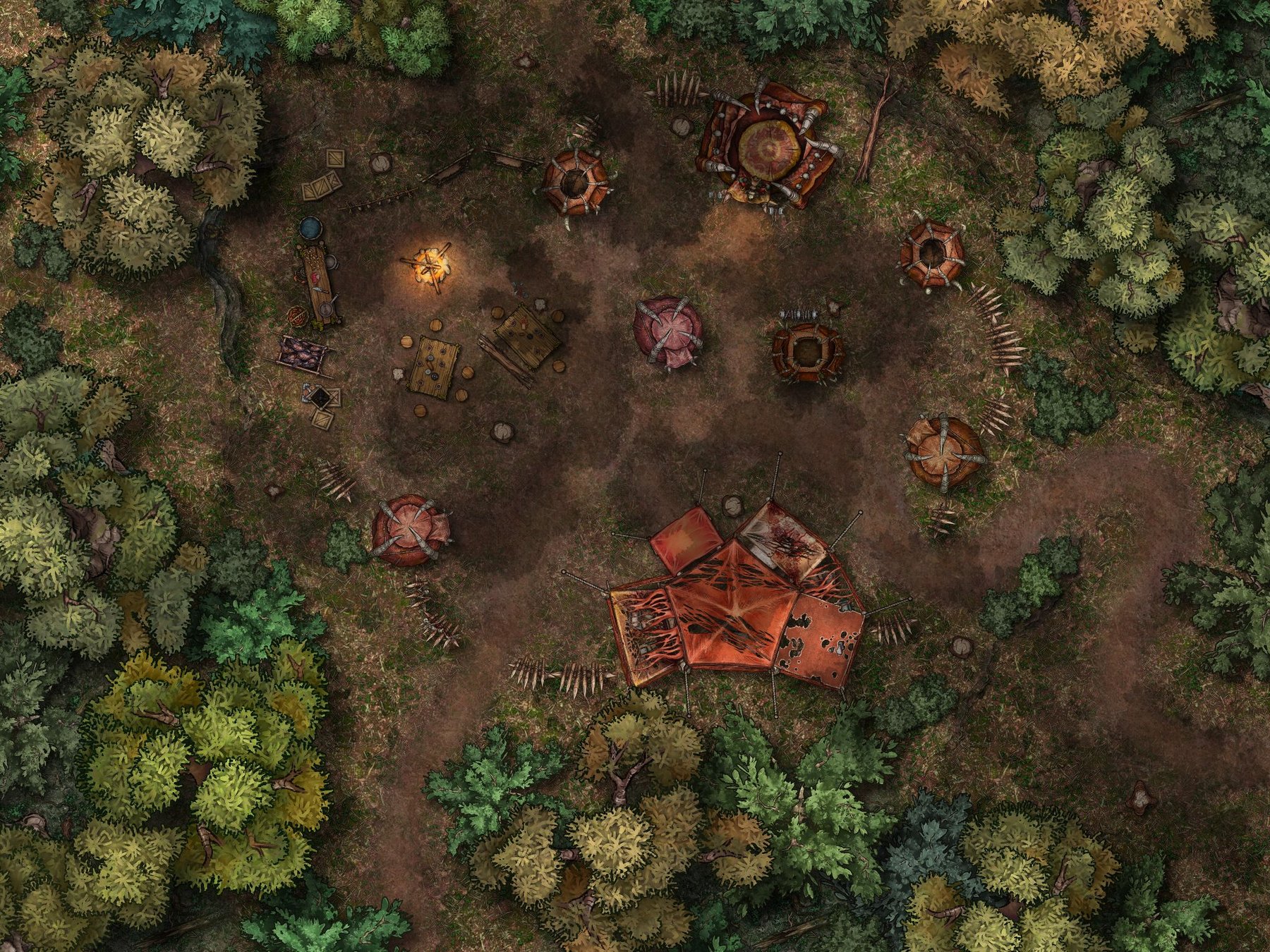 Orc Lager für mike | Inkarnate - Create Fantasy Maps Online