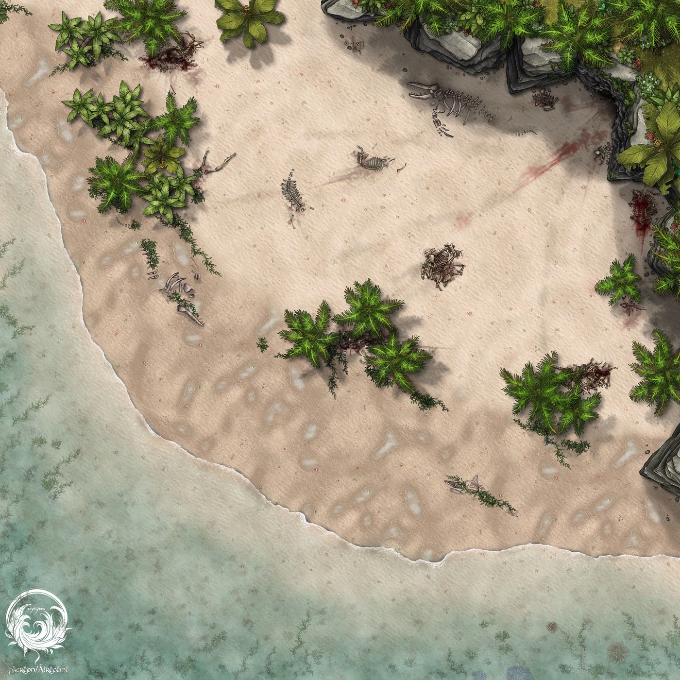 Wild Animal Cave Entrance | Inkarnate - Create Fantasy Maps Online