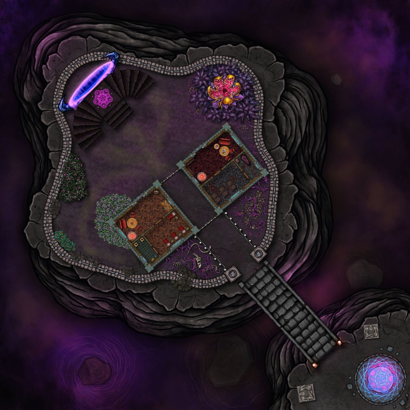 Pocket dimension Gatehouse | Inkarnate - Create Fantasy Maps Online