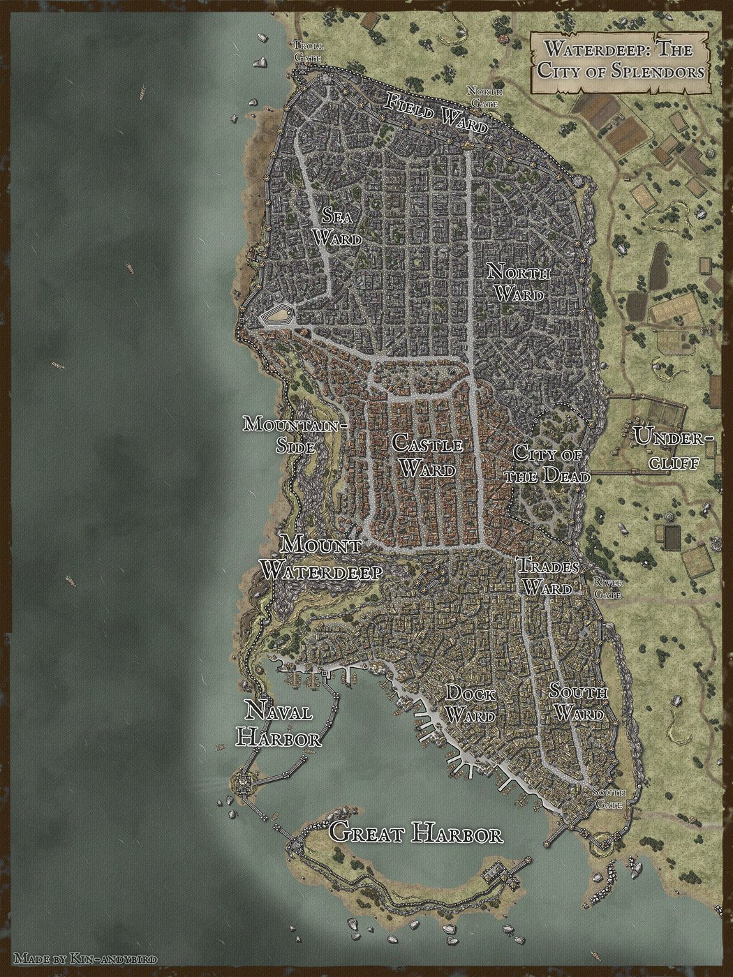 Waterdeep 4k | Inkarnate - Create Fantasy Maps Online