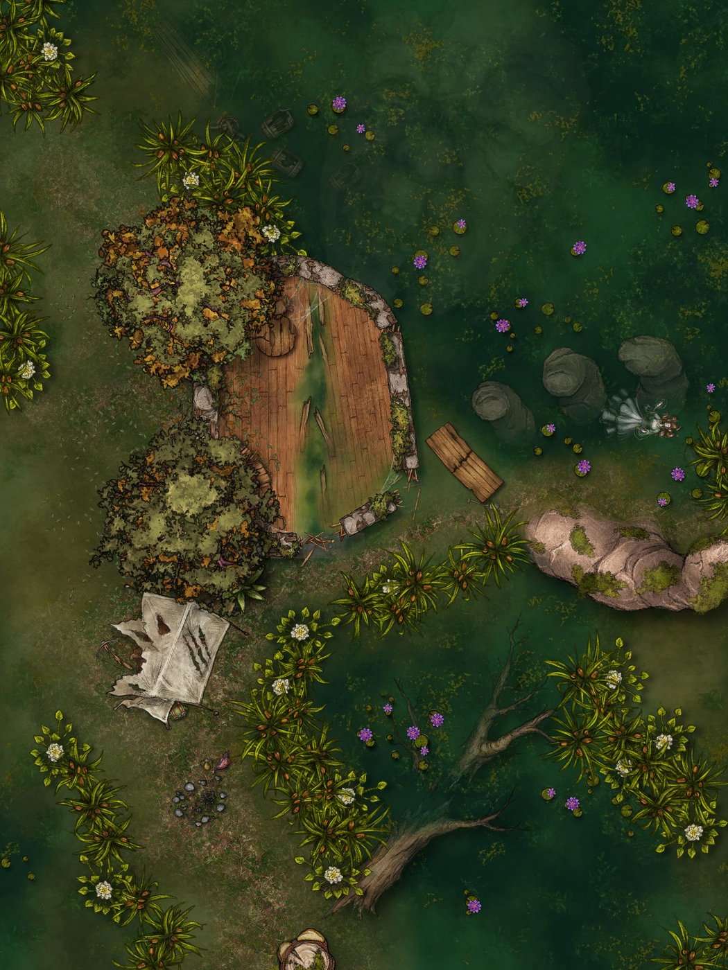 Bogs Pass | Inkarnate - Create Fantasy Maps Online