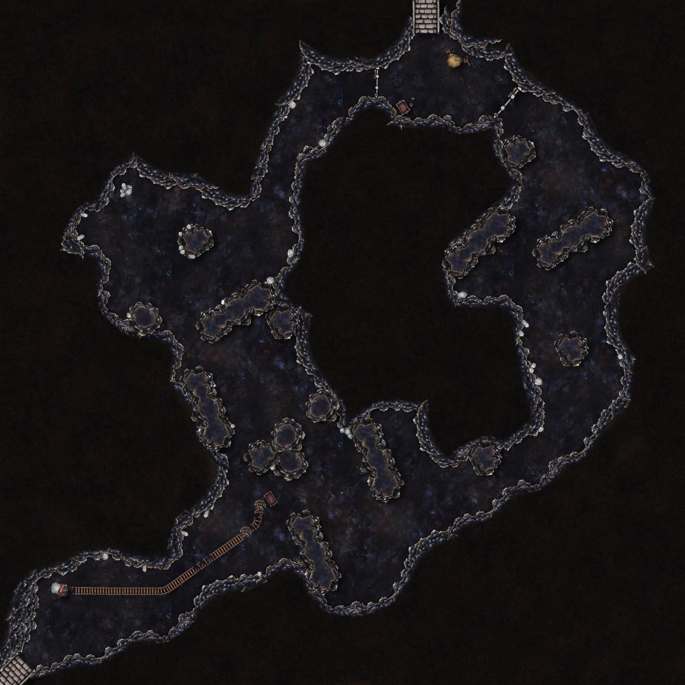 Obsidian cave (Original) | Inkarnate - Create Fantasy Maps Online