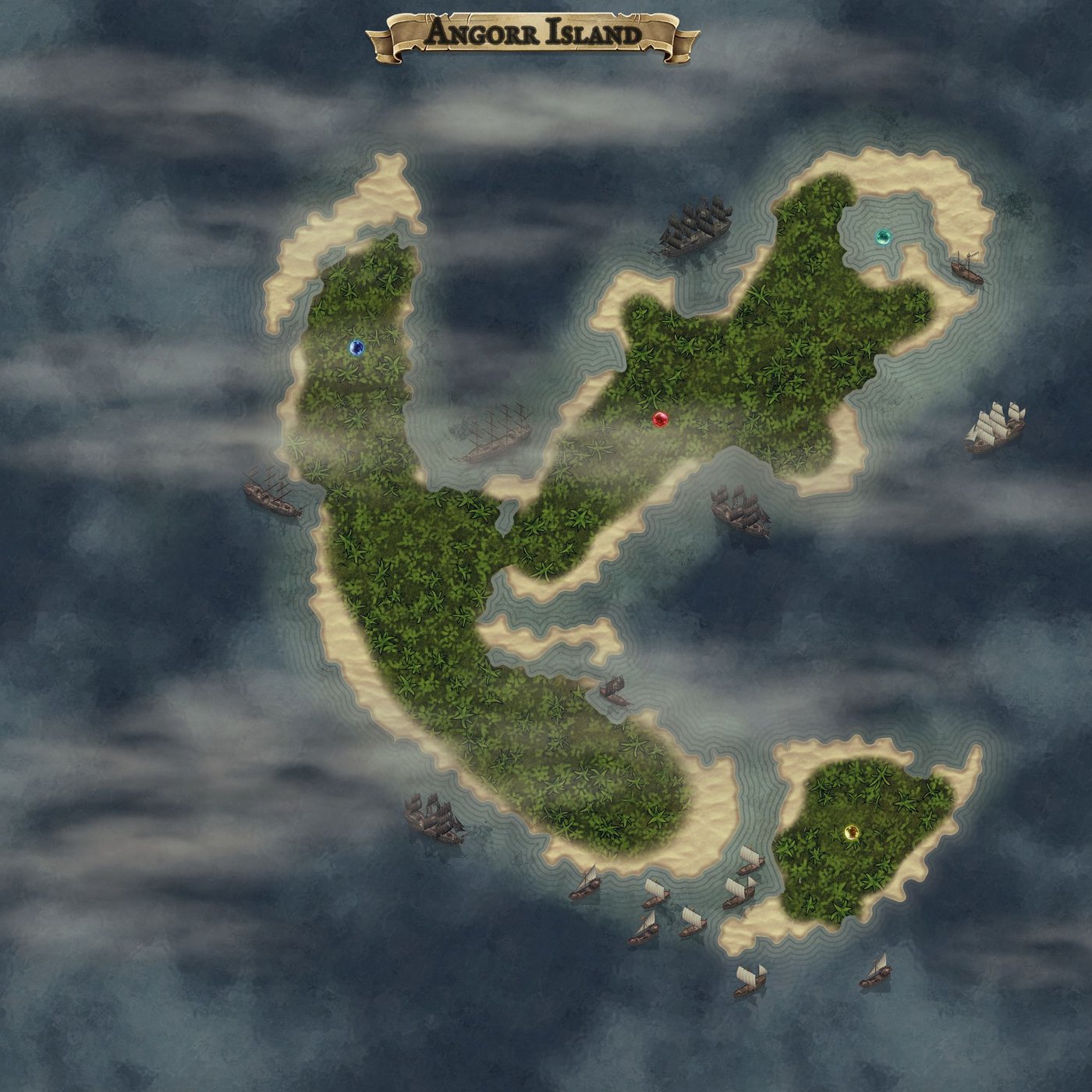 Angorr Island | Inkarnate - Create Fantasy Maps Online
