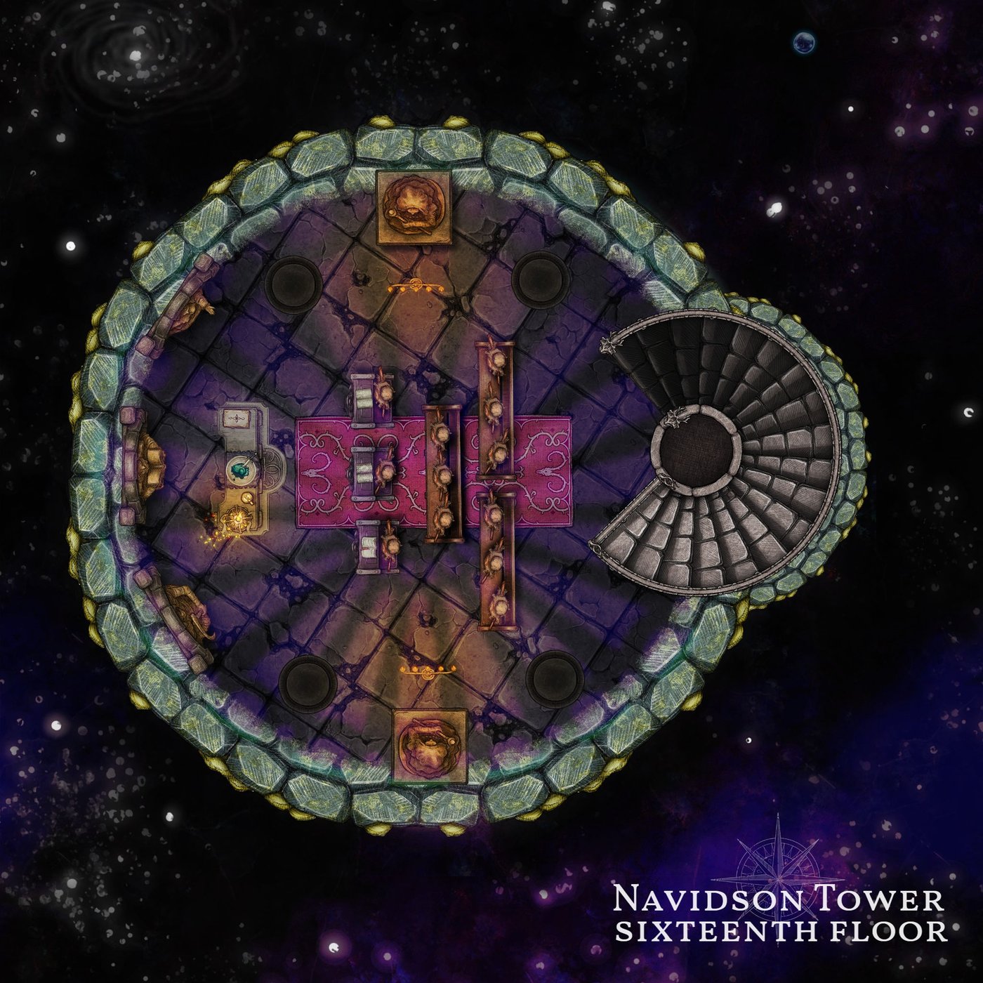 Dungeon 23: Sixteenth Floor | Inkarnate - Create Fantasy Maps Online