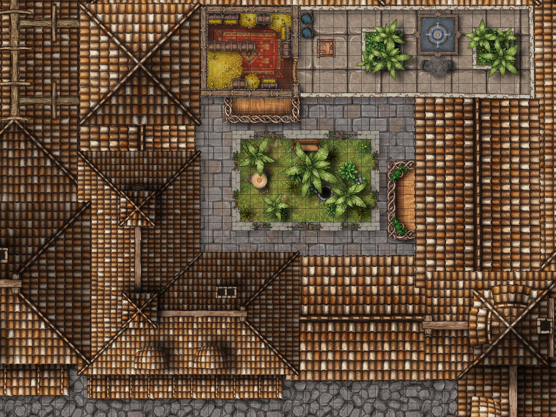 Madamme Marci manor - ROOF | Inkarnate - Create Fantasy Maps Online