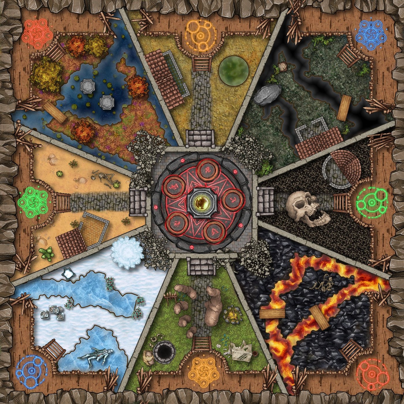 Battle Royale | Inkarnate - Create Fantasy Maps Online