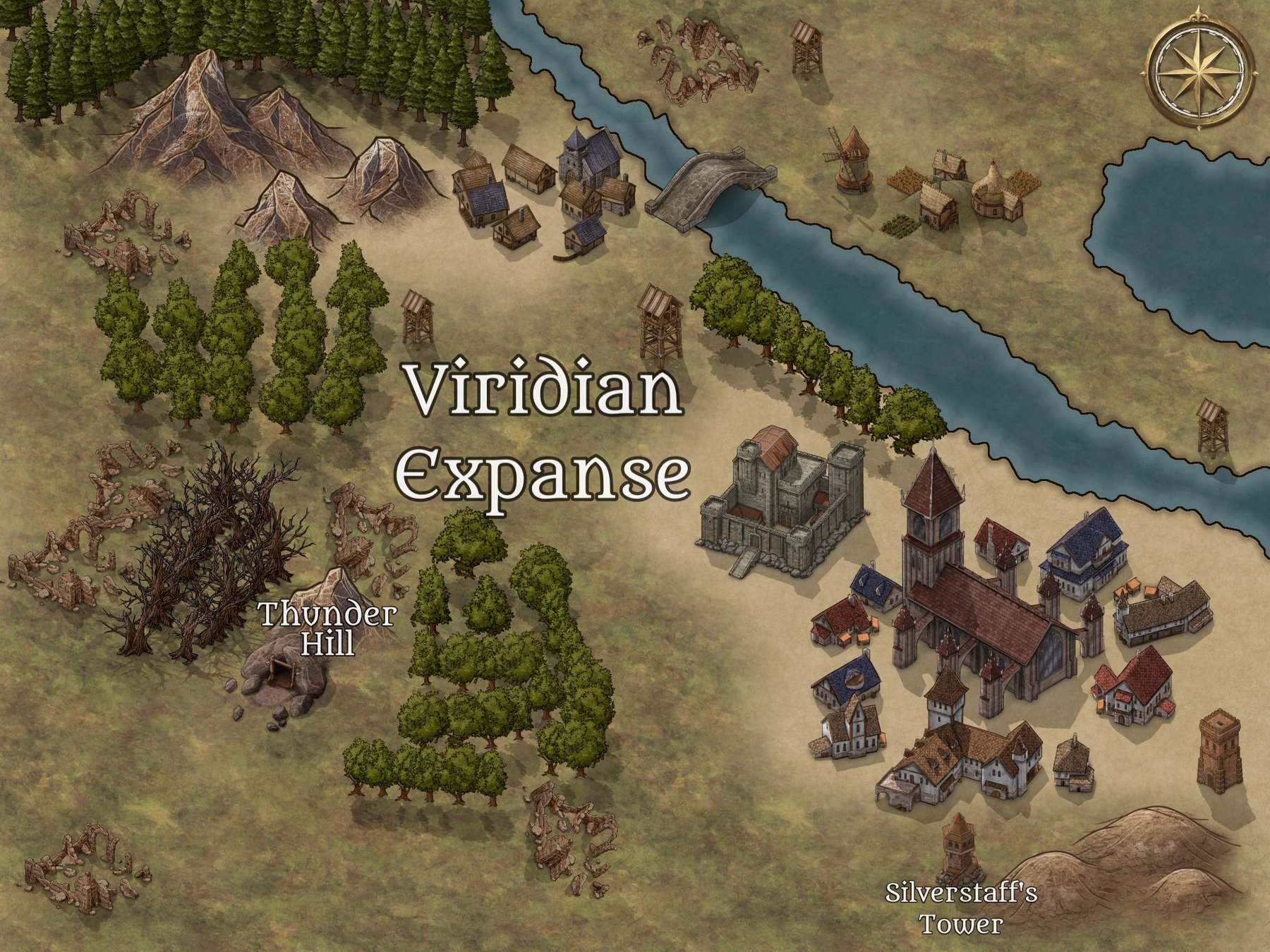 Viridian Expanse | Inkarnate - Create Fantasy Maps Online